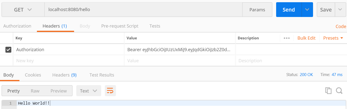 Token-based API authentication with Spring and JWT